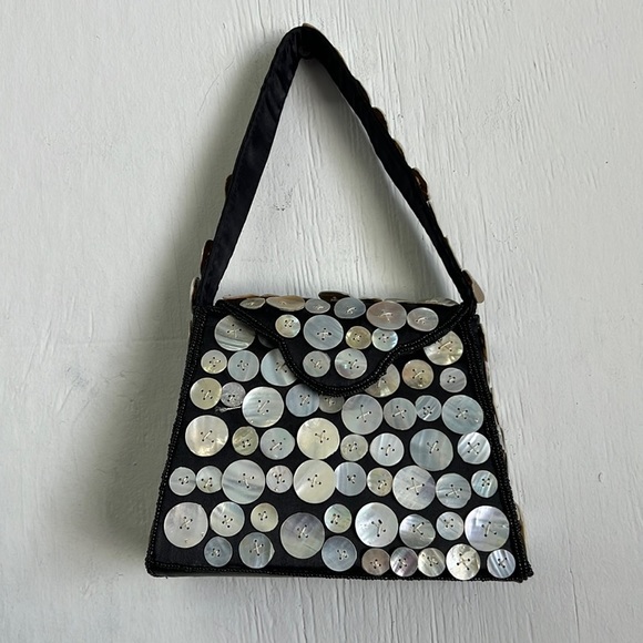 Bags | Vintage Button Handbag | Poshmark